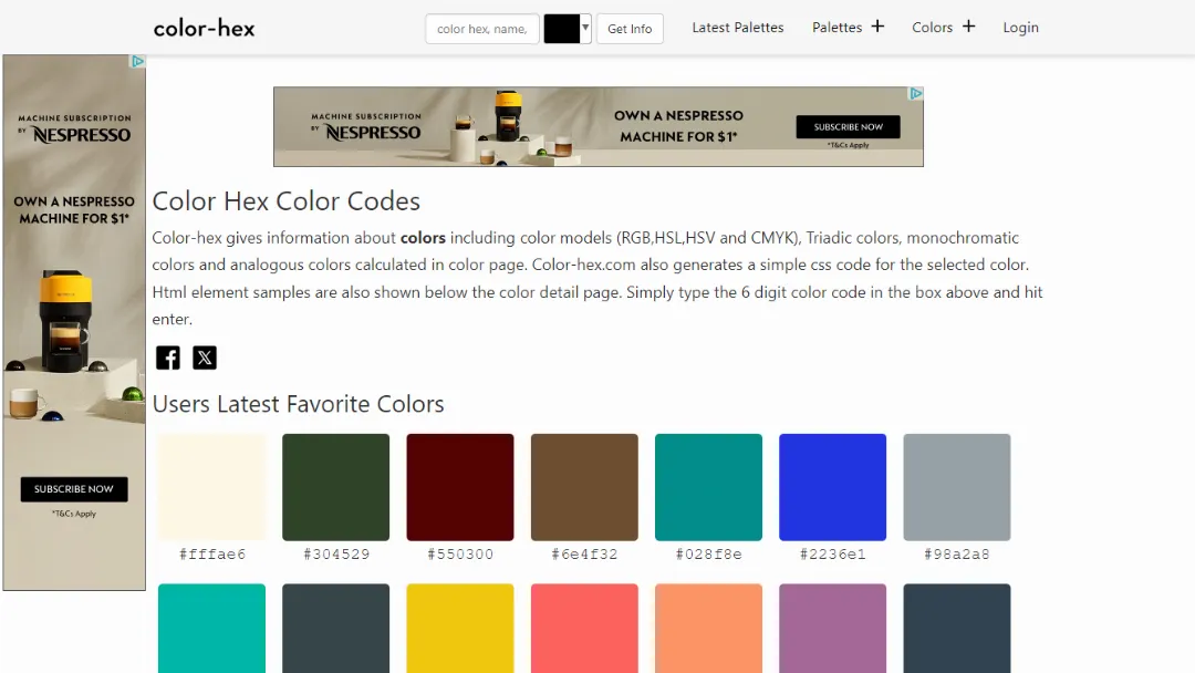 Html Color Codes And Names